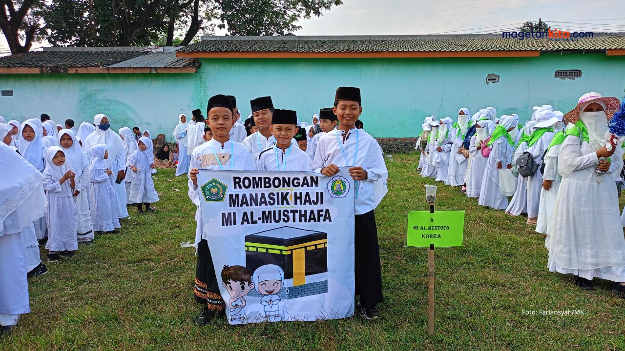 Jelang Idul Adha di Magetan, Seribu Siswa Ikuti Manasik Haji yang ...